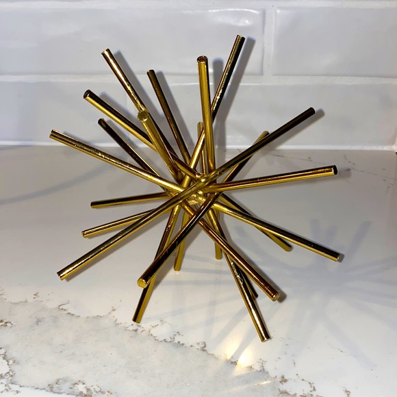 Accents | Euc Gold Spike Decor Sphere Ball | Poshmark